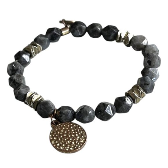 Erimish | Jewelry | Erimish Stone Quartz Neutrals Beaded Stretch ...